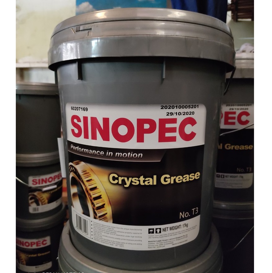 MỠ BÔI TRƠN SINOPEC CRYSTAL GREASE NO T3